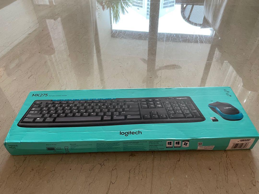 Logitech MK275 Wireless Keyboard and Mouse Combo, Computers & Tech ...