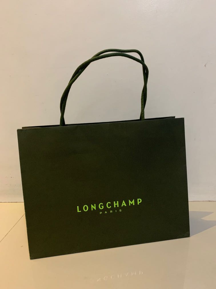 Longchamp Paper Bag - Original, Luxury, Accessories on Carousell