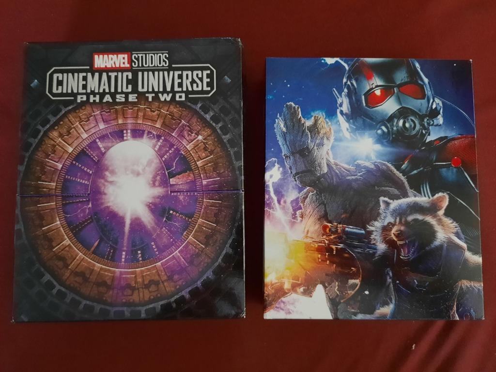 Marvel Cinematic Universe phase two Blu Ray Set, Hobbies & Toys, Music ...