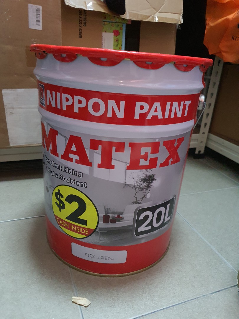 Matex Paint White 20 litre, Everything Else on Carousell