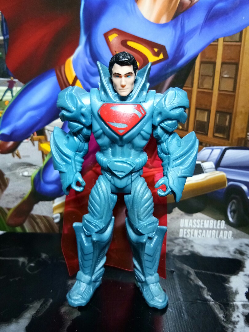 Mattel 2013 Superman Man of Steel Heavy Armor Suit 3" Inch Action ...