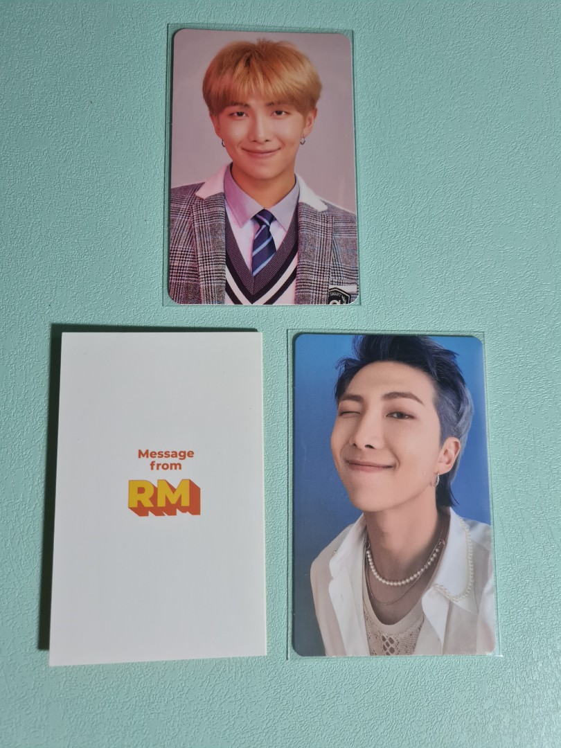 Namjoon RM Photocards, Hobbies & Toys, Memorabilia & Collectibles, K ...