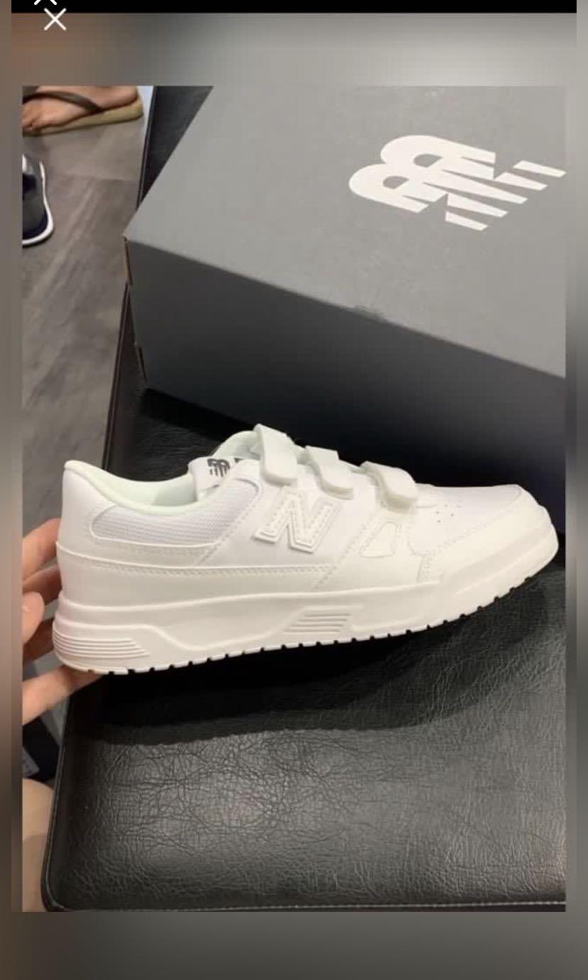 New balance white shoes, Everything Else on Carousell