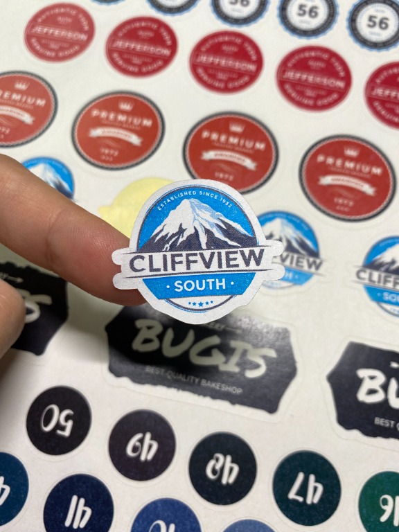 Customised Stickers (Logo, labels etc), Hobbies & Toys, Stationery ...