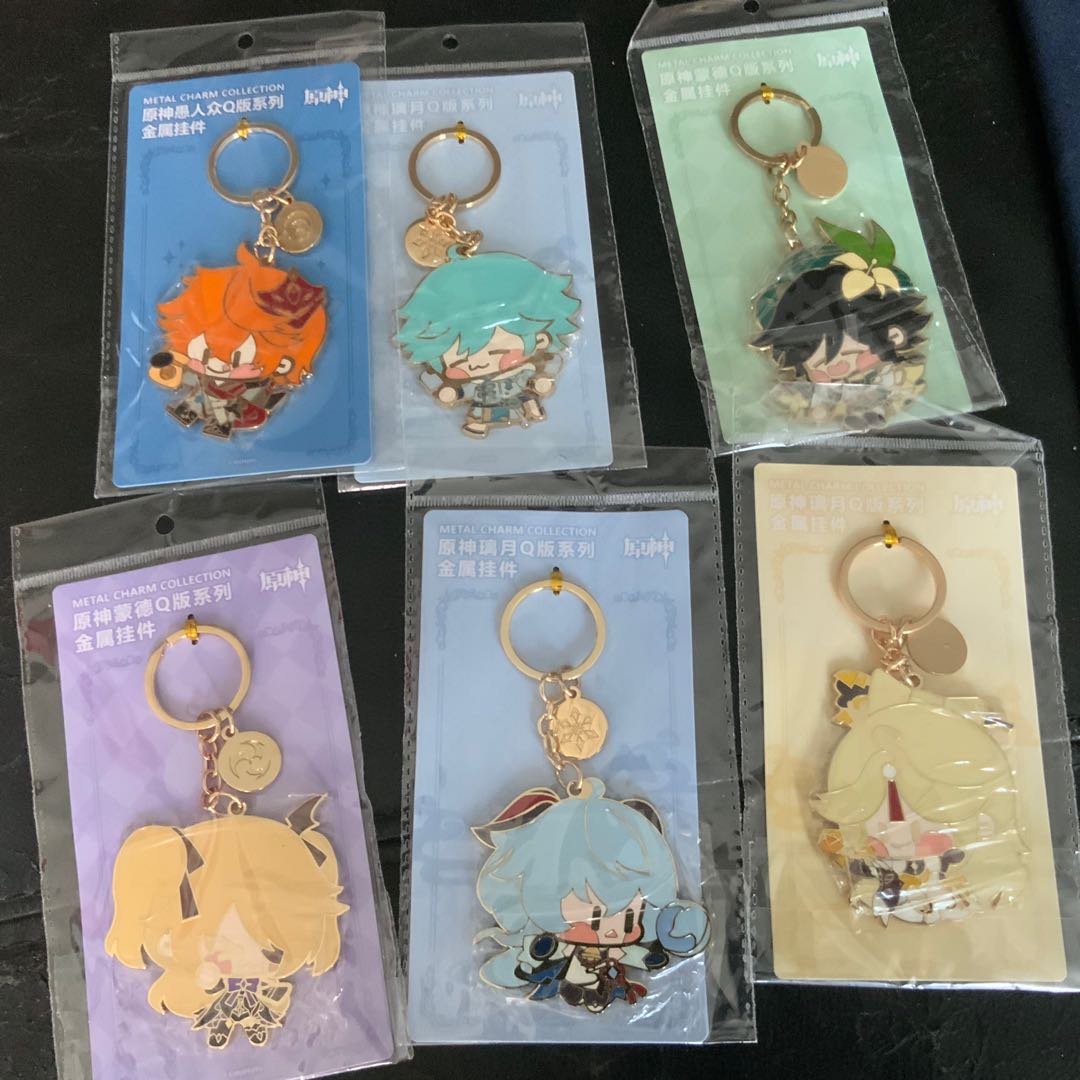 Official Genshin Impact Metal Keychain, Hobbies & Toys, Memorabilia ...