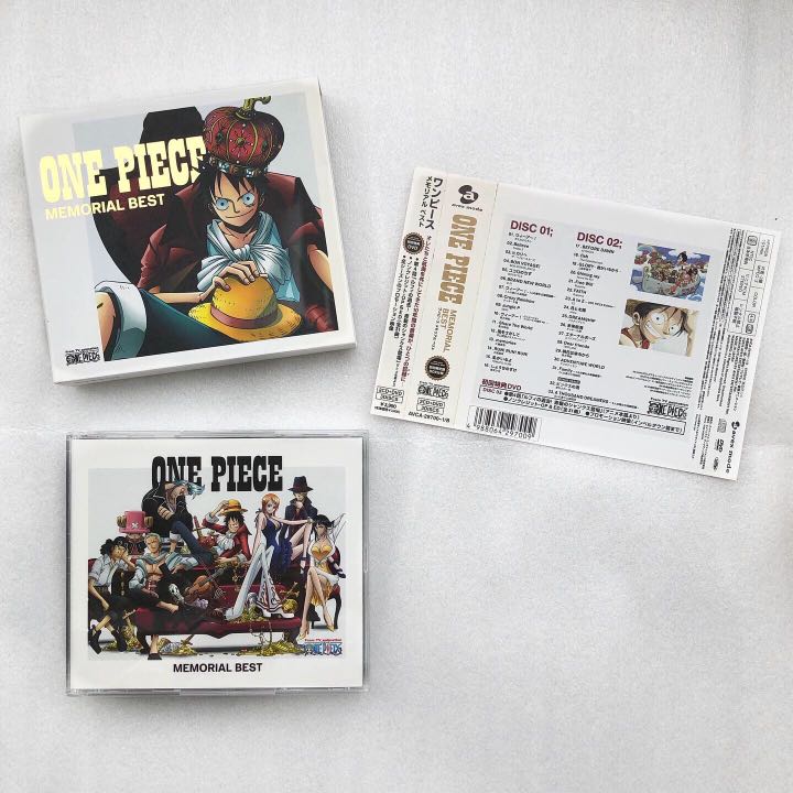 One Piece Memorial Best Limited ed. CD + DVD, Hobbies & Toys, Music ...