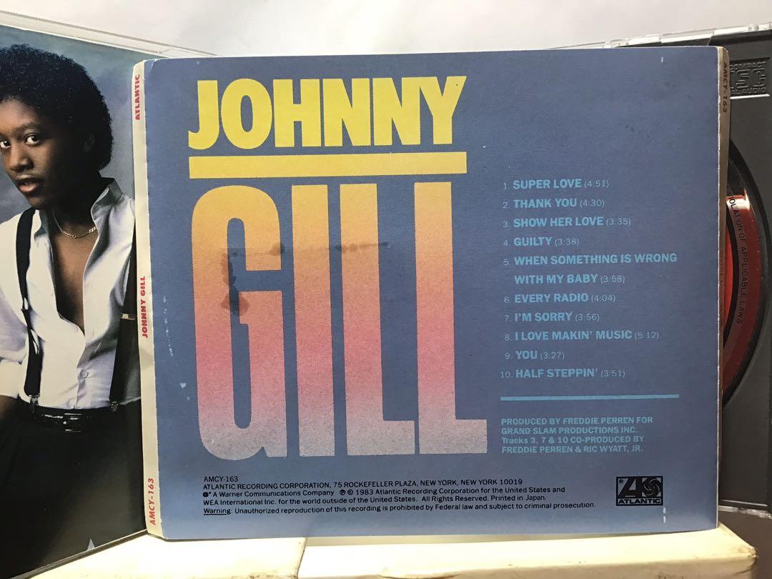 ORIGINAL 1983 JAPANESE CD Johnny Gill S/T OOP JAPAN CD Anubis 80s R&B ...