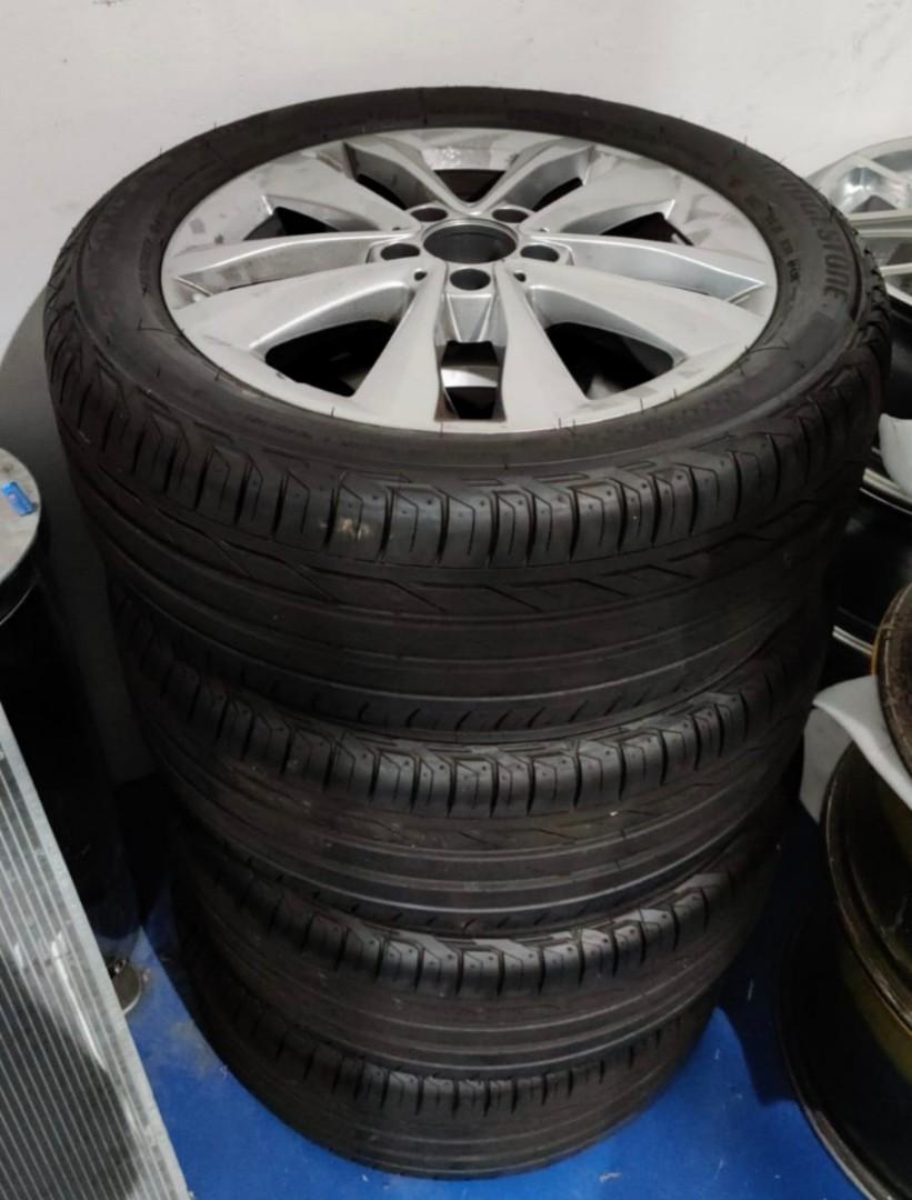 Original Mercedes C180 rims c/w Bridgestone Turanza T001 Run Flat Tyres ...