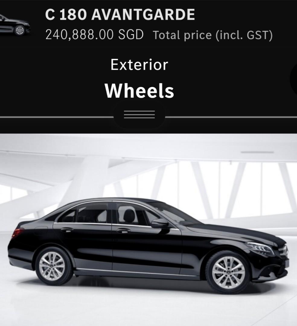 Original Mercedes C180 rims c/w Bridgestone Turanza T001 Run Flat Tyres, Car Accessories, Tyres ...