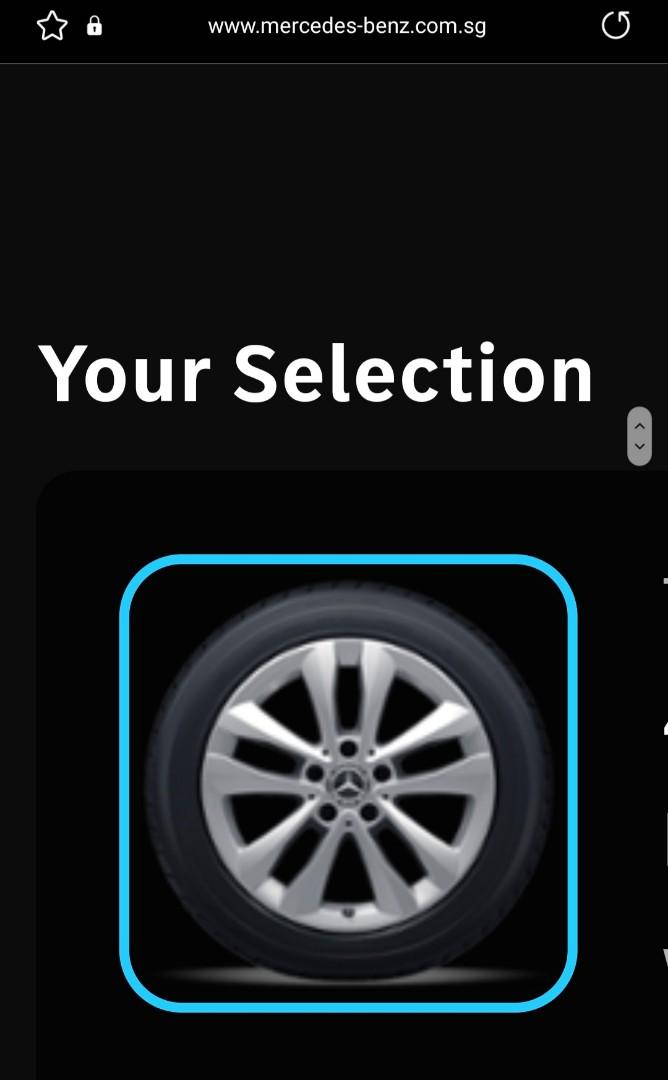 Original Mercedes C180 rims c/w Bridgestone Turanza T001 Run Flat Tyres, Car Accessories, Tyres ...