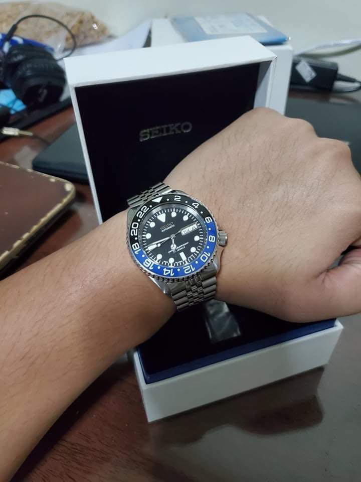 ORIGINAL SEIKO GMT II BATMAN MOD, Men's Fashion, Watches & Accessories ...