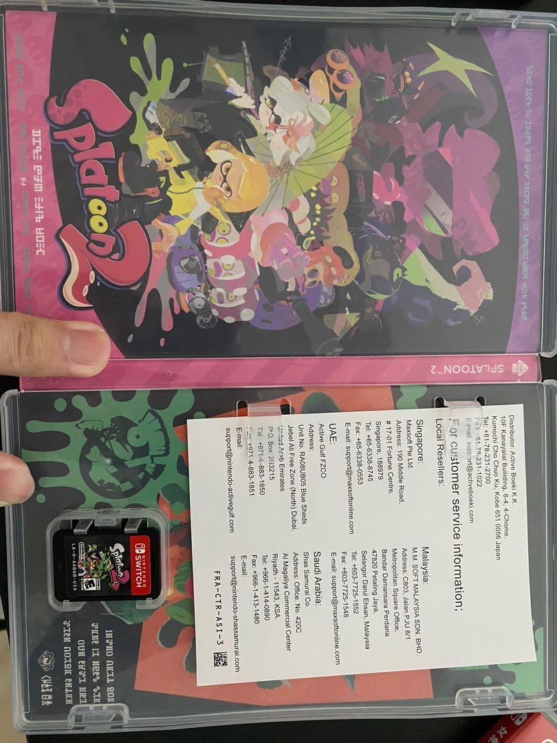 Nintendo Switch Game Persona 5 P5S & Splatoon 2, Video Gaming, Video ...