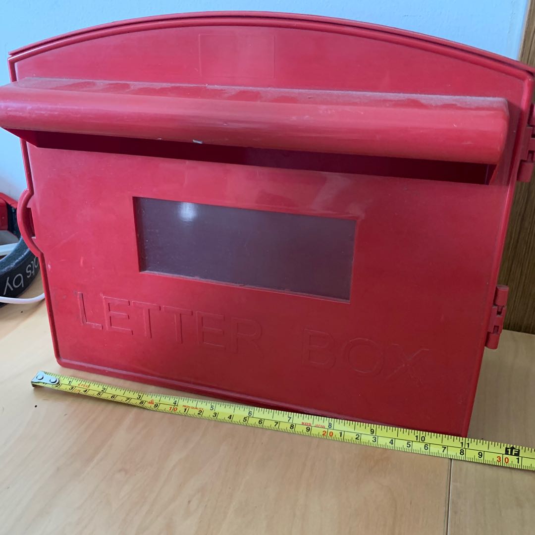 Red letter box, Furniture & Home Living, Home Decor, Other Home Decor ...