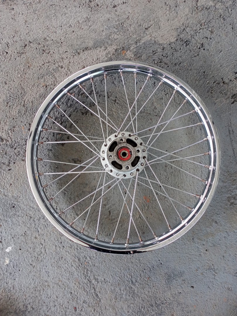 Rim TAN LAN suzuki Rg Rgv depan, Auto Accessories on Carousell