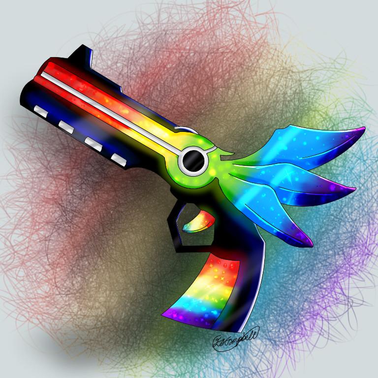 Roblox mm2 CHROMA DARKBRINGER! (value 155)(SUPER RARE), 公告欄 - Carousell