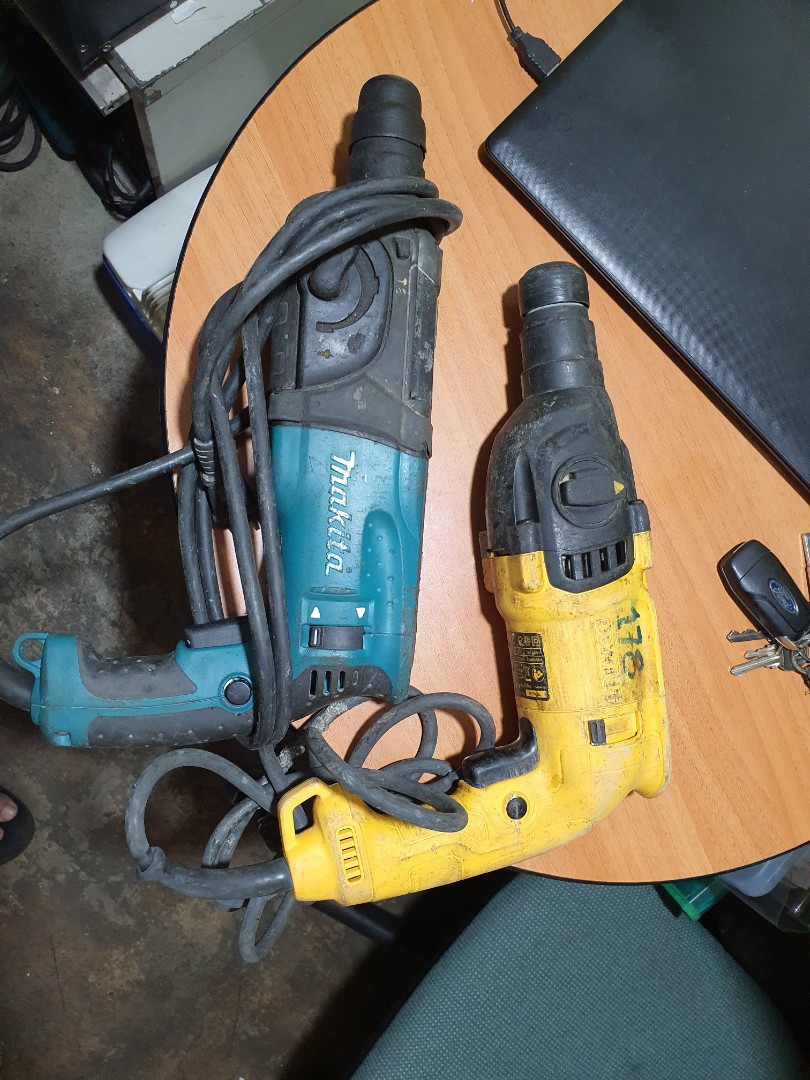 Rotary hammer drill, Commercial & Industrial, Construction Tools ...