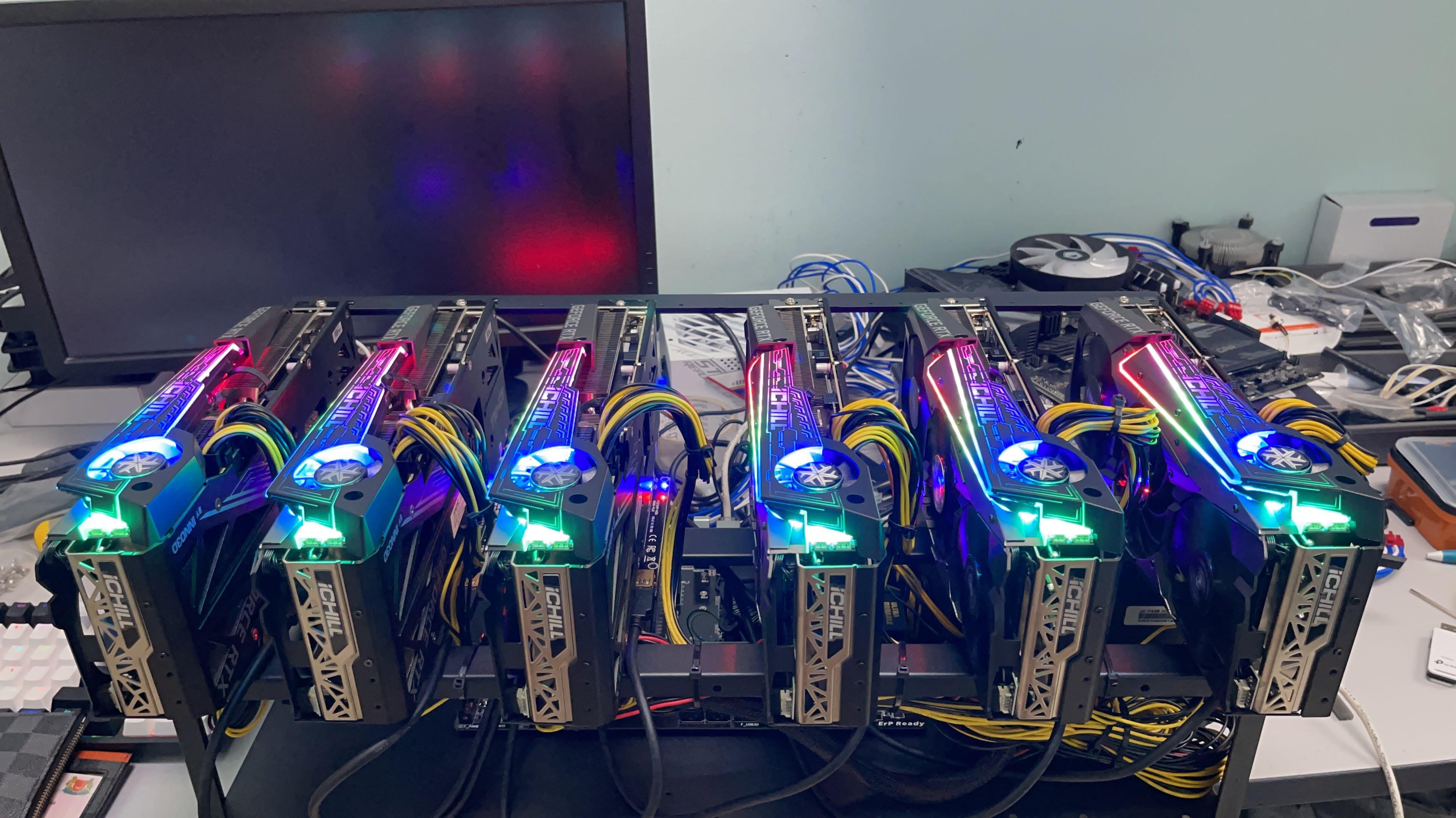 RTX 3080 LHR RIG ERGO RVN ETH BITCOIN Mining Rig Passive Income LIMITED ...