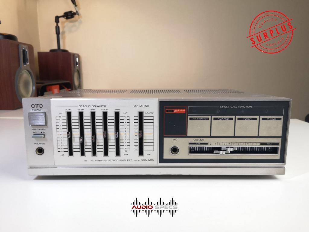 Sanyo Otto DCA-M15 Phono Stereo Amplifier Receiver, Audio, Soundbars ...
