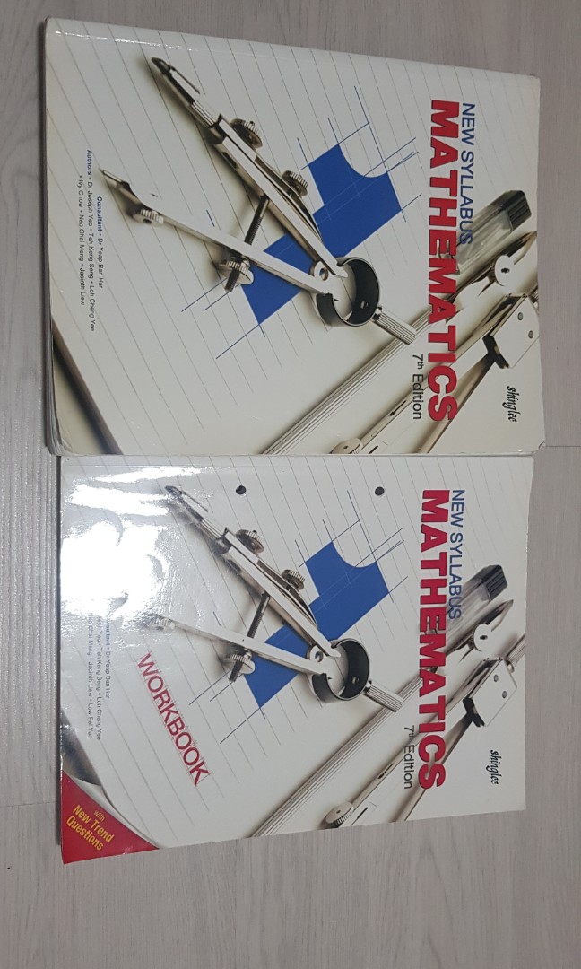 Secondary 1 New Syllabus Mathematics Textbook and Workbook, Hobbies ...