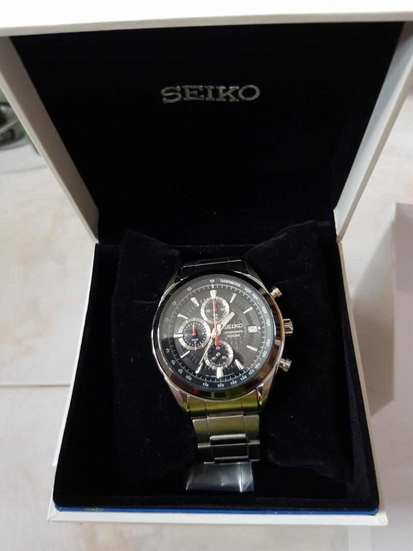 Seiko Quartz Chrono 8T67, Luxury, Watches on Carousell