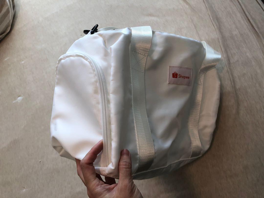 Shopee Gym bag/shoe bag/laptop bag, Women's Fashion, Bags & Wallets ...