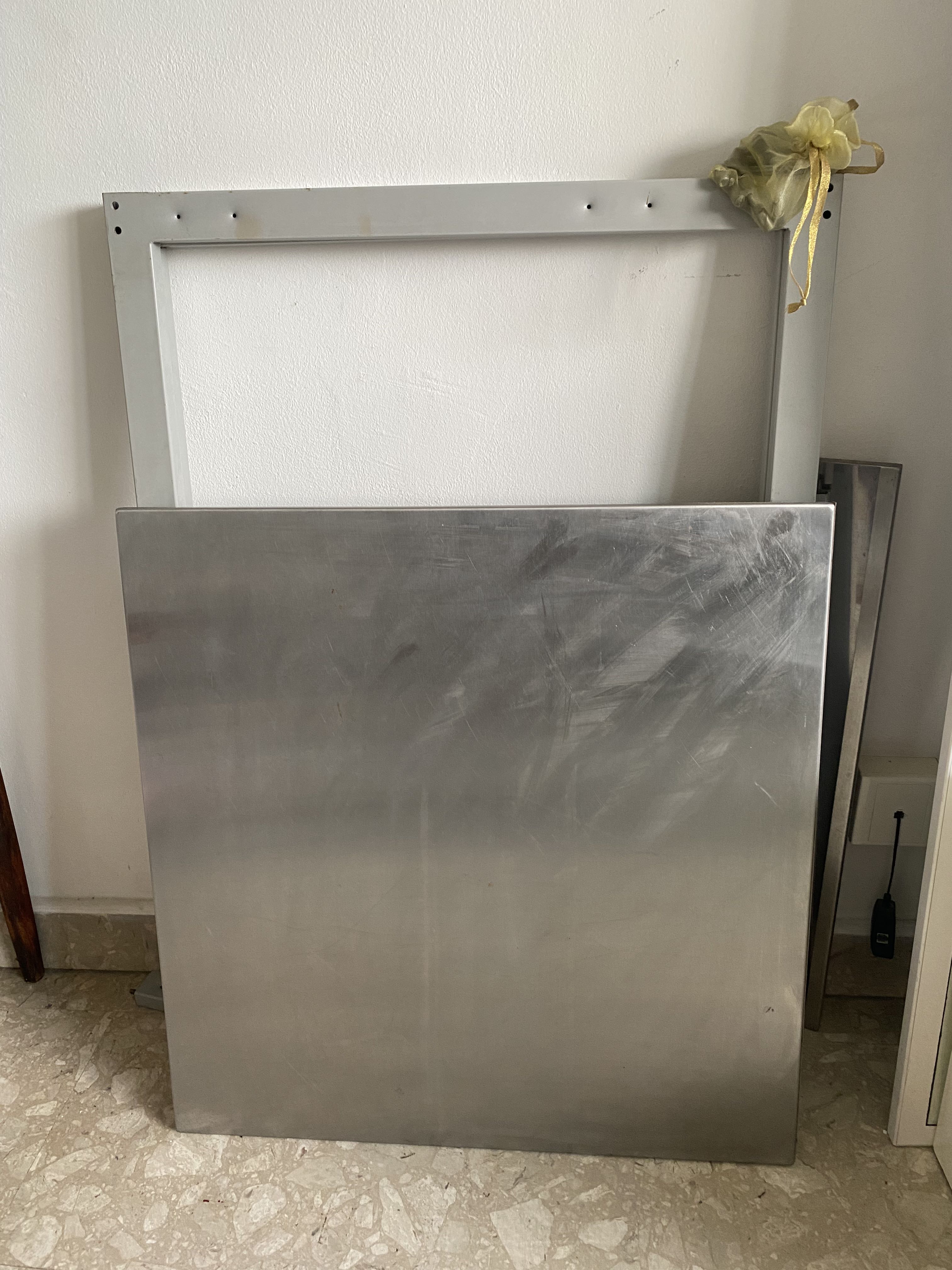 Stainless steel kitchen island (IKEA) UDDEN series, Furniture & Home ...