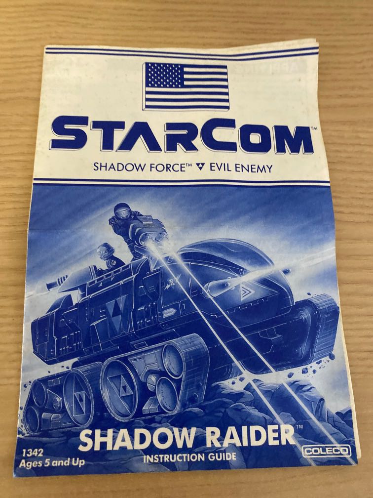 Starcom shadow force instruction guide, Hobbies & Toys, Toys & Games on ...