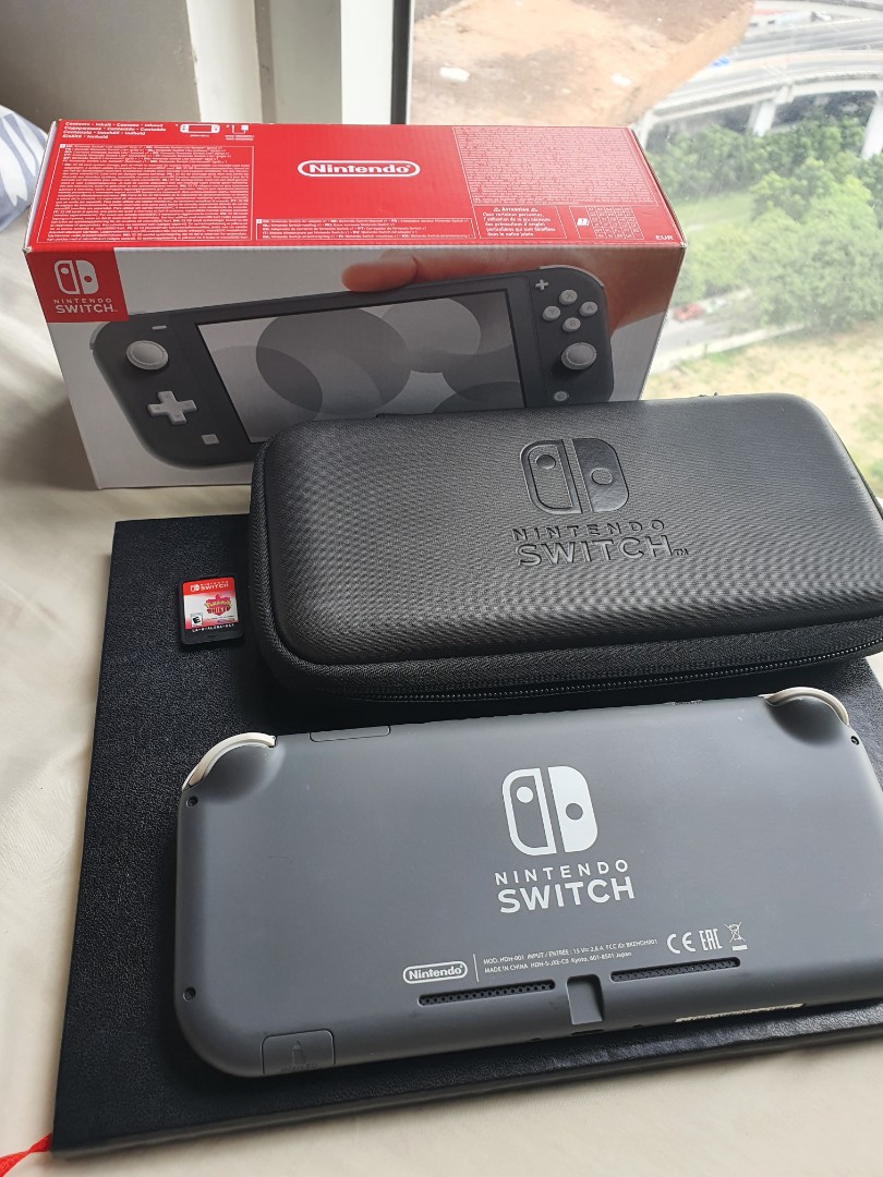 Switch Lite with Pokemon Shield, Video Gaming, Video Game Consoles ...
