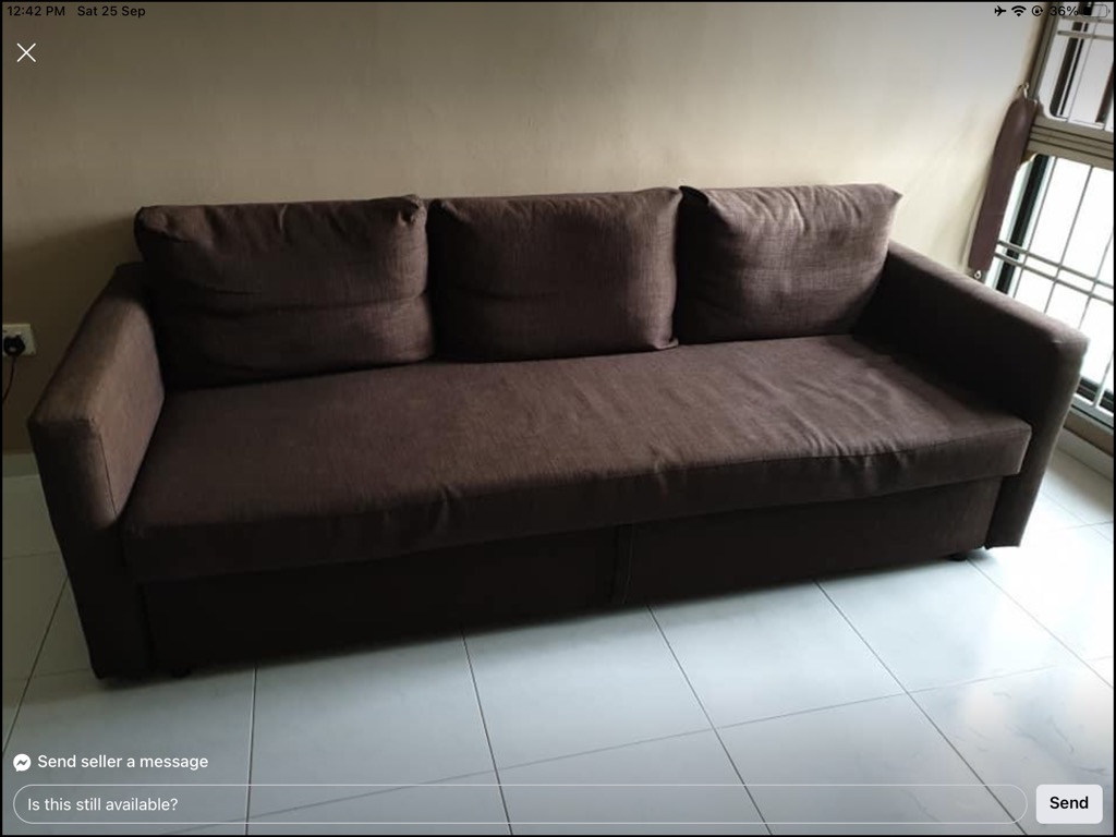 steal buy !!Three in one!Sofa -storage-daybed(collection bySept 30 ...