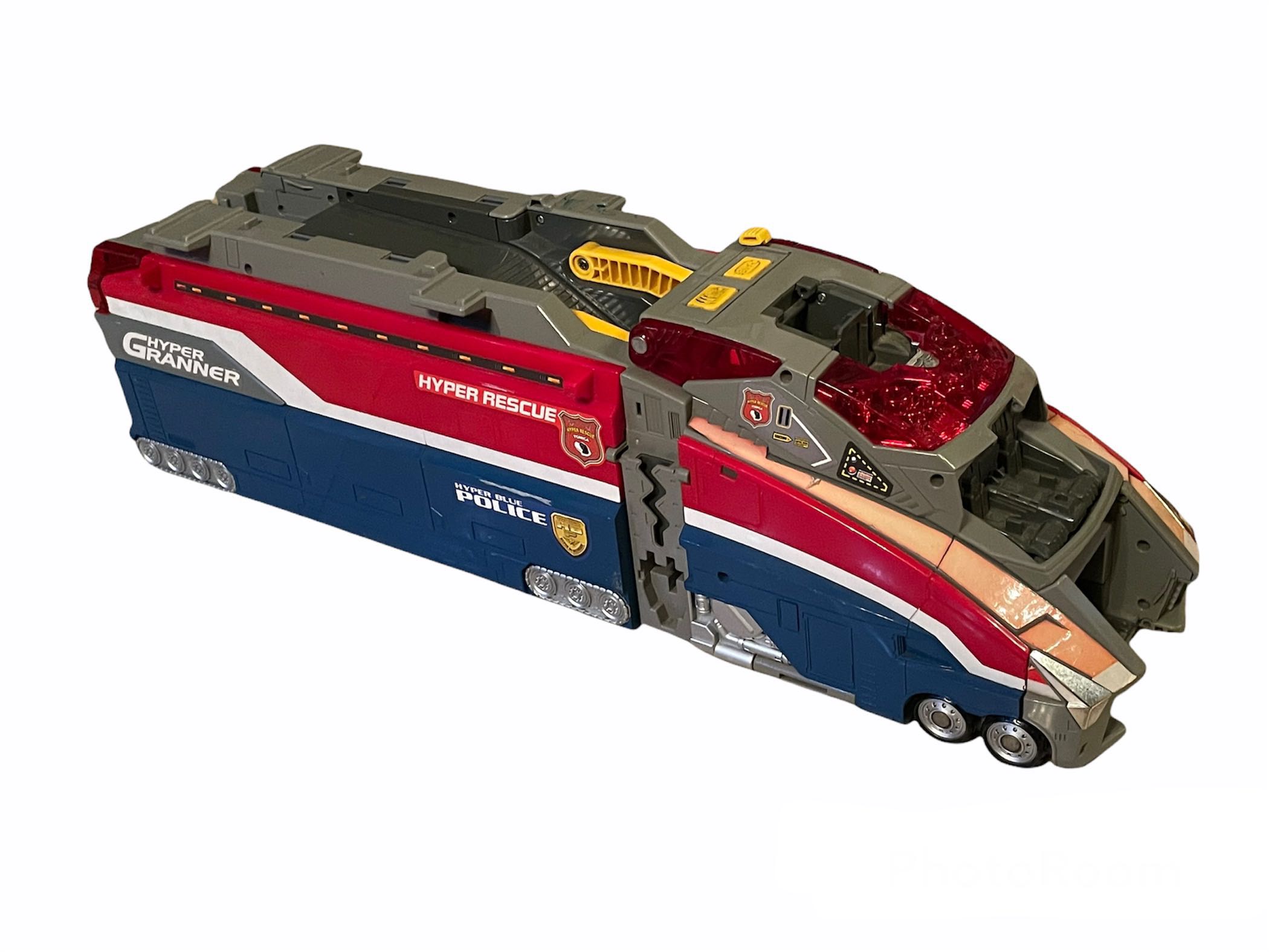 TOMICA HYPER RESCUE X HYPER BLUE POLICE HYPER GRANNER MULTIFORM CAR ...