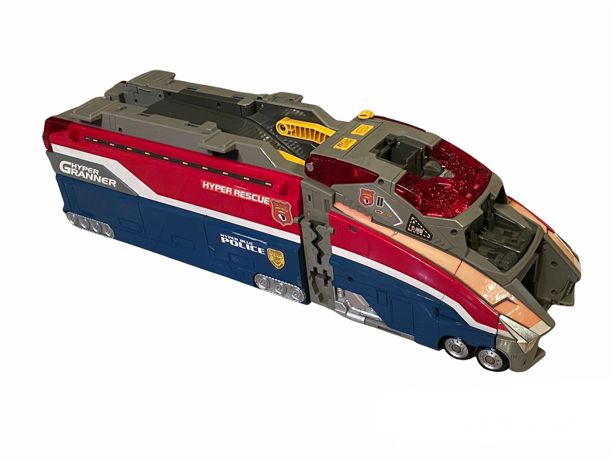 TOMICA HYPER RESCUE X HYPER BLUE POLICE HYPER GRANNER MULTIFORM CAR ...