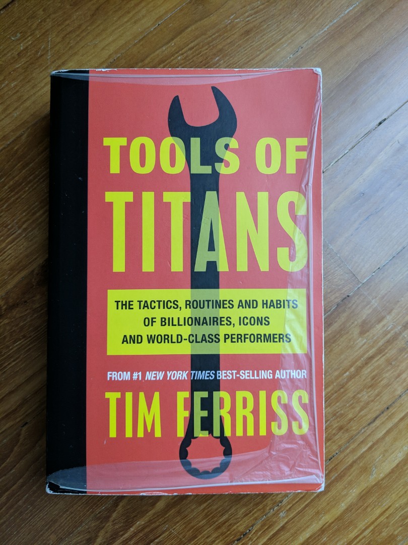 Tools of Titans by Tim Ferriss, Hobbies & Toys, Books & Magazines ...