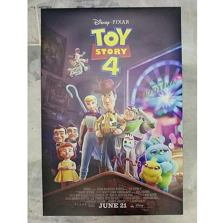 TOY STORY 4 MOVIE POSTER, KIDS ROOM WALL DECOR, WALL ART, Furniture & Home Living, Home Decor ...