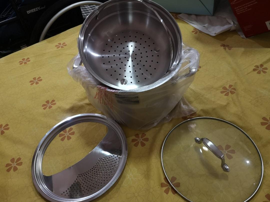 Tramontina lock and drain multi cooker stainless steel, Furniture ...