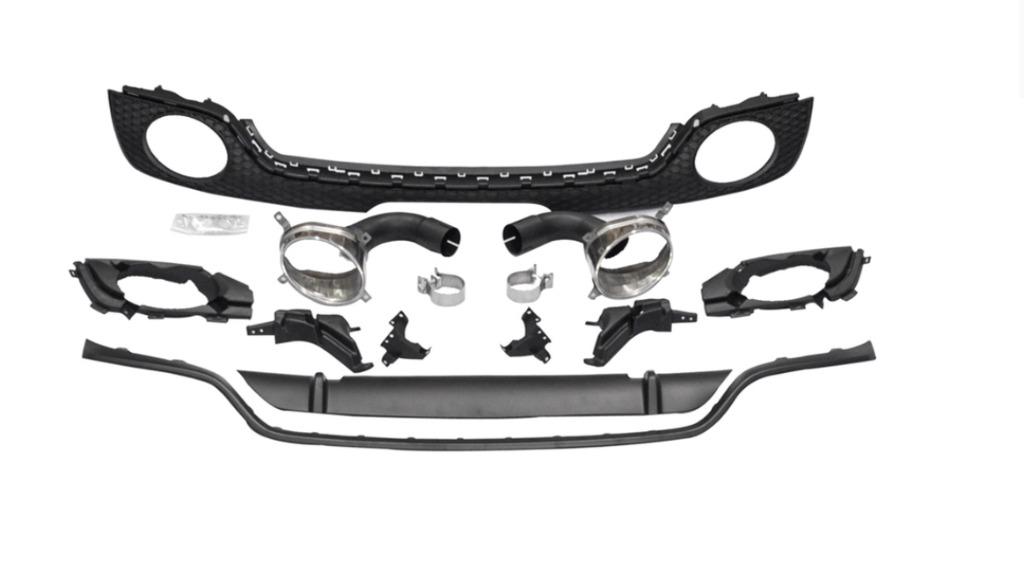 TT MK2 Rear Diffuser RS Style ( For S Line Bumper Use ), Auto ...