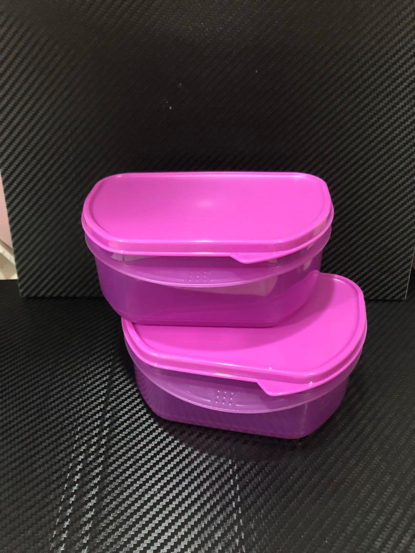 Tupperware stack container 650ml 2pcs, Furniture & Home Living ...