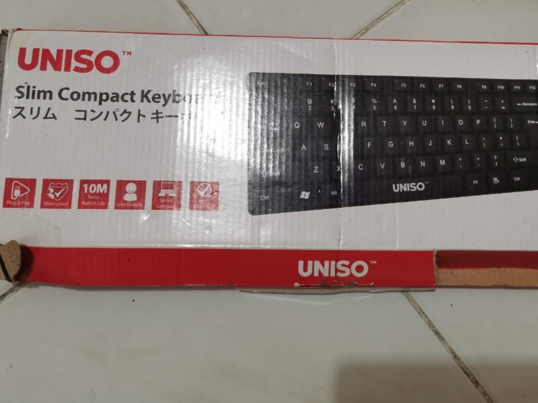 UNISO Slim Compact Computer Keyboard, Computers & Tech, Parts ...