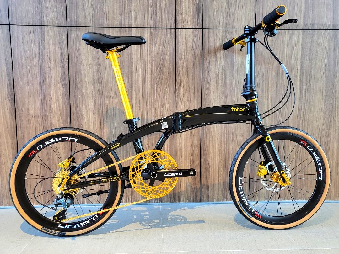 Very Limited Edition! Fnhon Tornado Glossy Black and Gold - 22" (10 ...