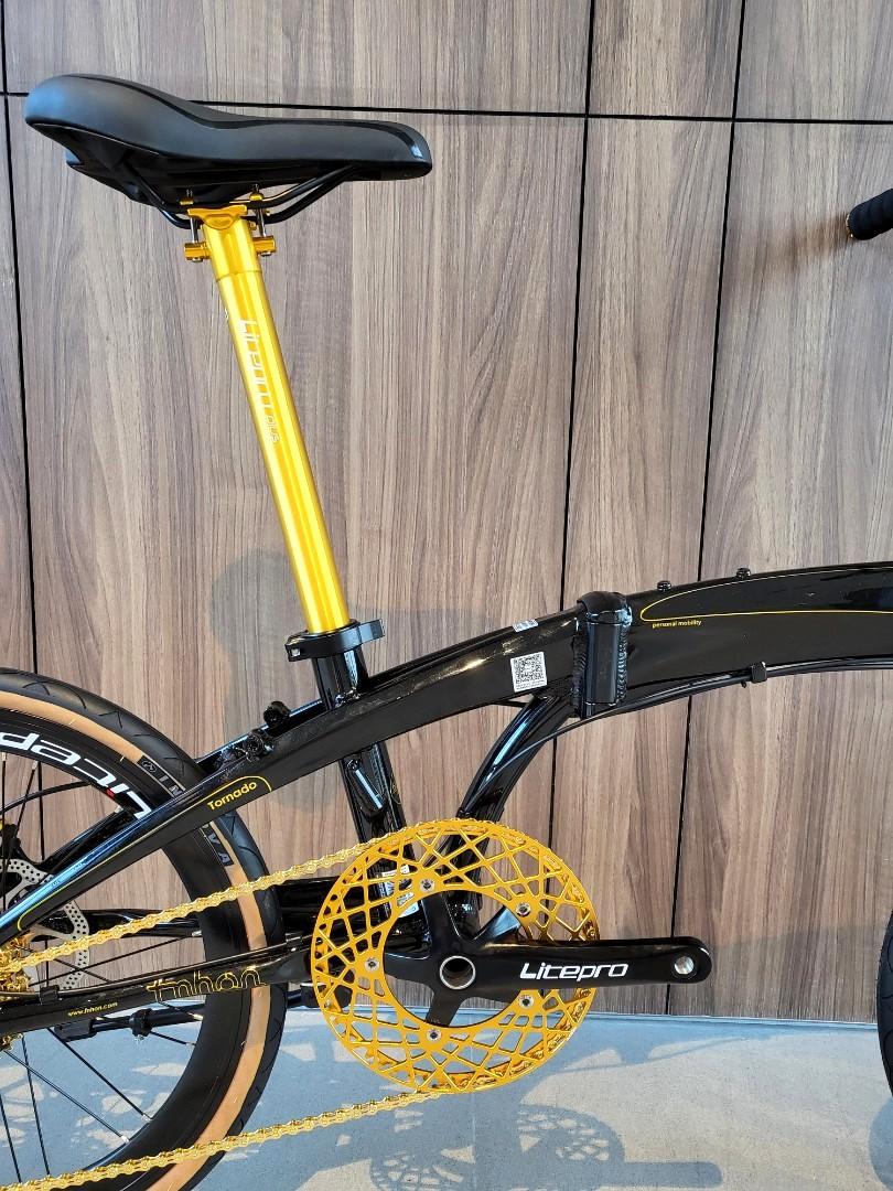 Very Limited Edition! Fnhon Tornado Glossy Black and Gold - 22" (10 ...