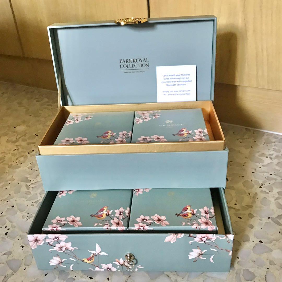 2021 Parkroyal Peach Blossoms Mooncake Box Jewellery Box with Bluetooth ...