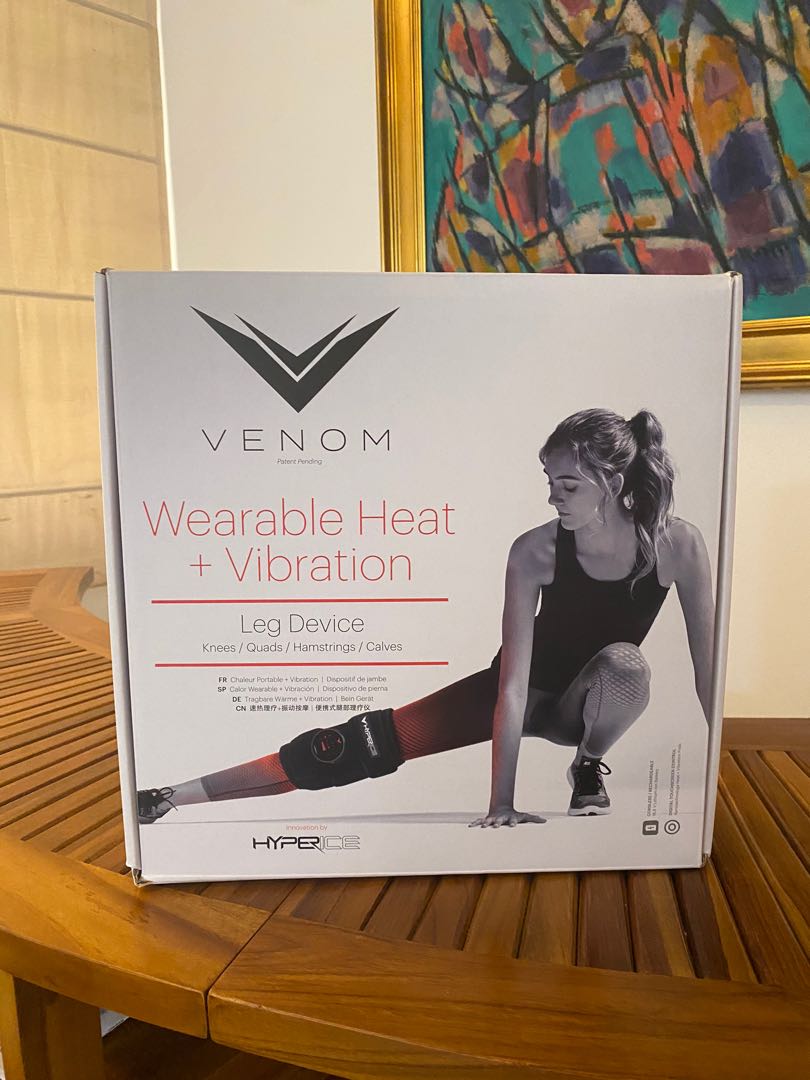 [45%OFF] Hyperice Venom Leg Device (Wearable Heat & Vibration), Health ...