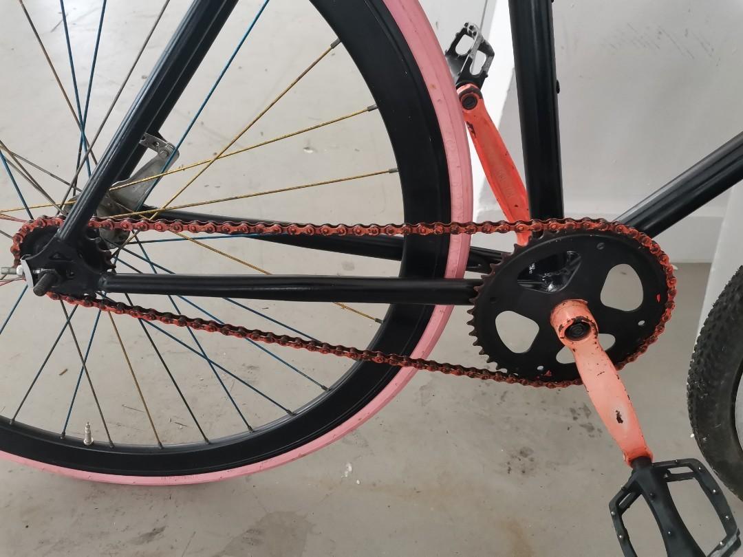 700c Frame 51cm fixie coastal brake bike Harris bicycle frame size 51cm ...