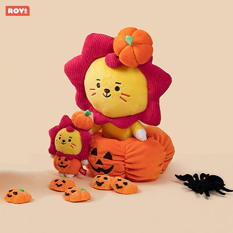 Line Friends 萬聖節系列 ROY6 萊陽 南瓜造型毛公仔 Line公仔 Line Friends 公仔 生日禮物 ...
