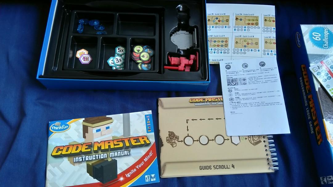解碼大師 Code Master Programming Logic Game, 興趣及遊戲, 玩具 & 遊戲類 - Carousell