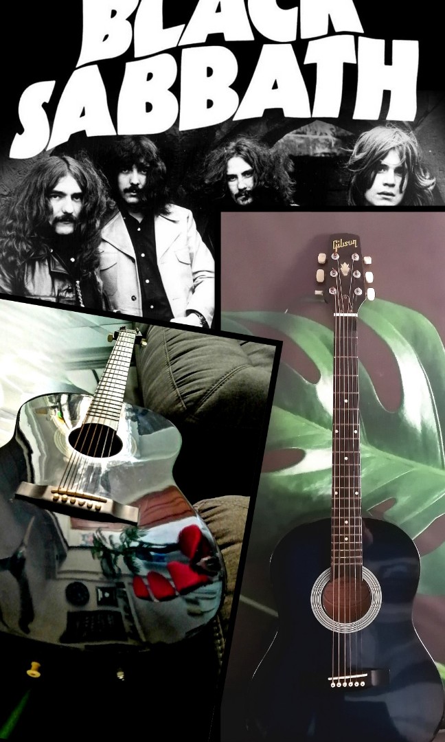 Bloody Sabbath Acoustic Electric Guitar - Cheapest, Hobbies & Toys ...