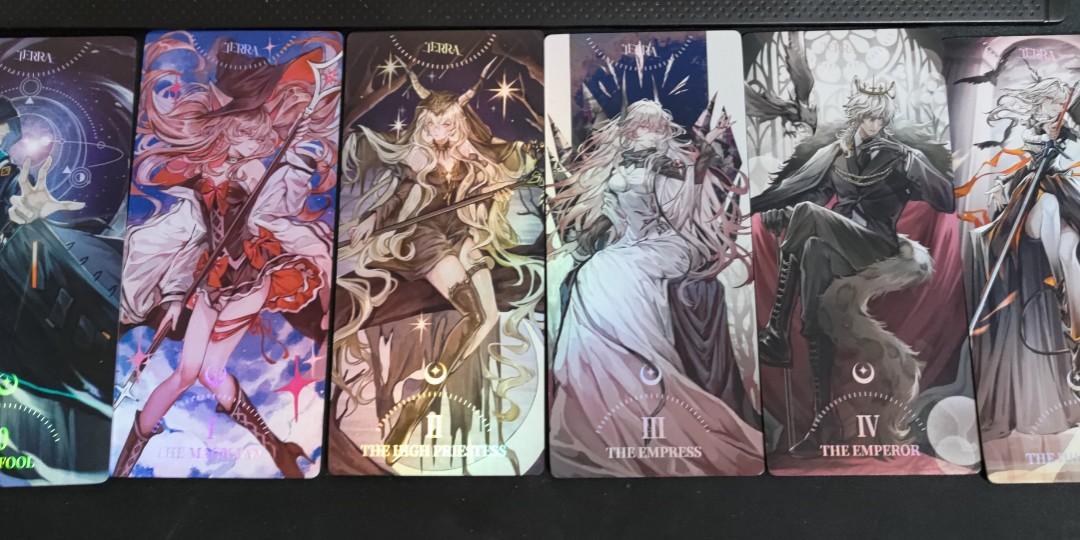 Arknights Tarot Card set (fan art) (22 cards), Hobbies & Toys, Toys ...