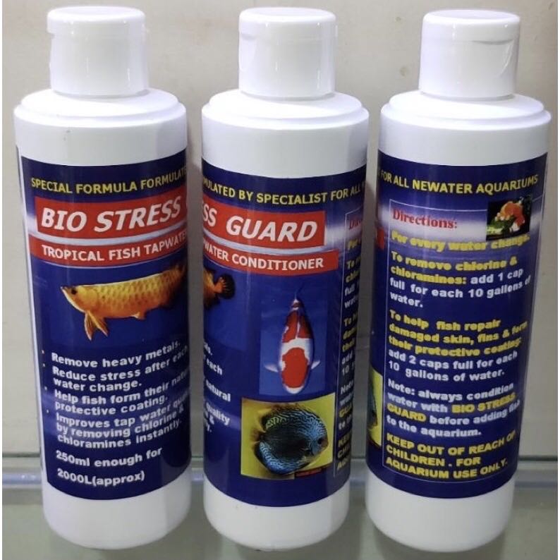 Bio Stress Guard Anti Chlorine Fish Care tap water conditioner to ...