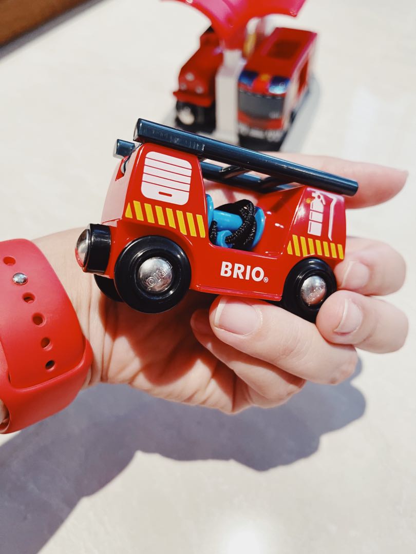 BRIO - fire engine set, Hobbies & Toys, Toys & Games on Carousell