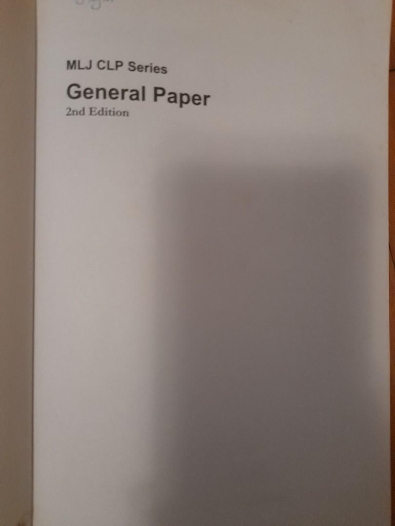 CLP series General Paper textbook, Hobbies & Toys, Books & Magazines ...