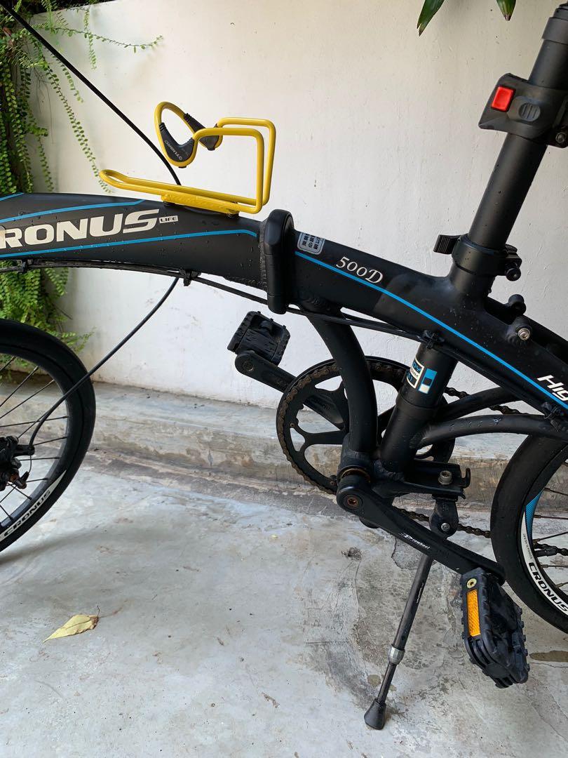 Cronus 500D foldable bicycle and some accessories, Sports Equipment ...